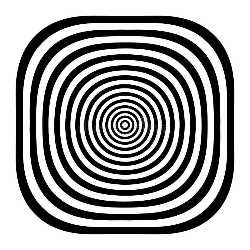 Round Lines Abstract Vector Seamless Pattern. Modern Gold and White ...