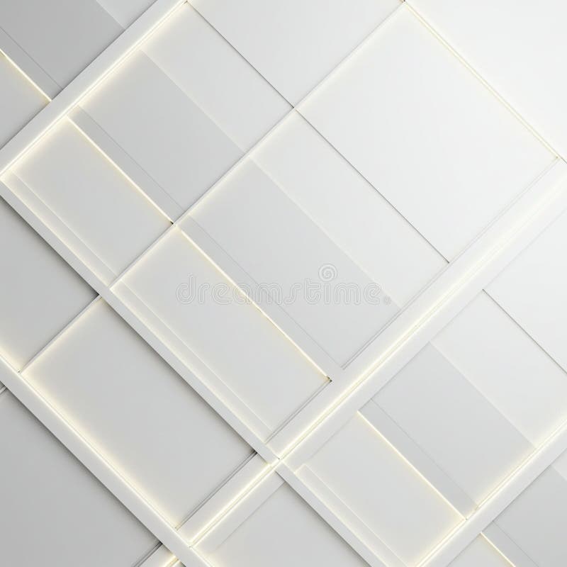 A Geometric Design Featuring Overlapping Squares and Rectangles with ...