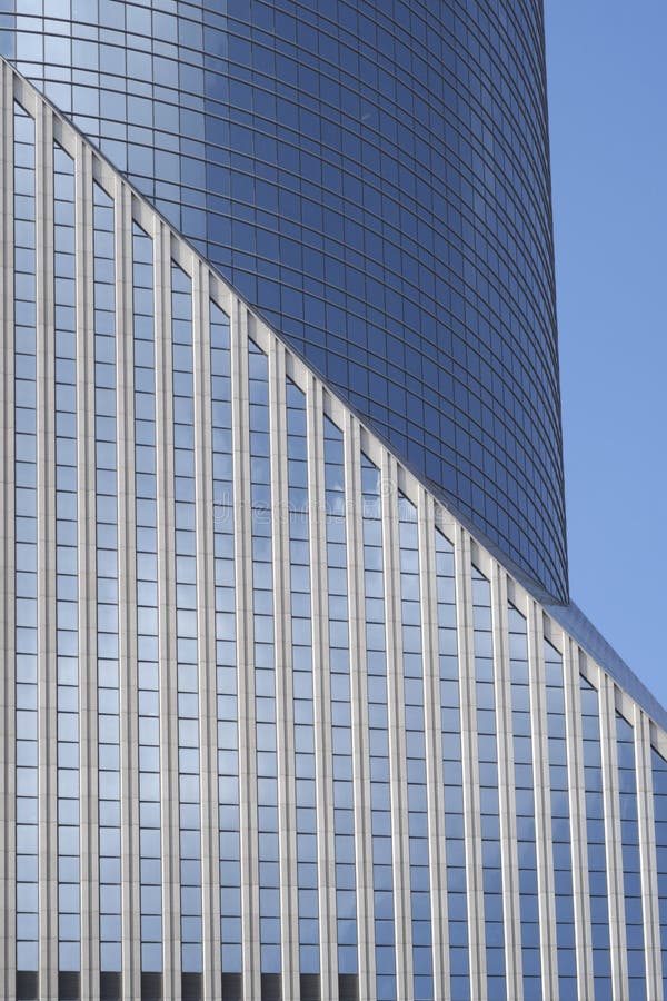 Geometric Design of Modern Banking Architecture Stock Image - Image of ...