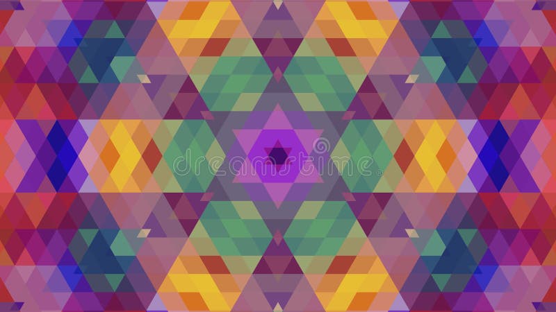 Geometric Design, Mosaic of a Vector Kaleidoscope Stock Vector ...
