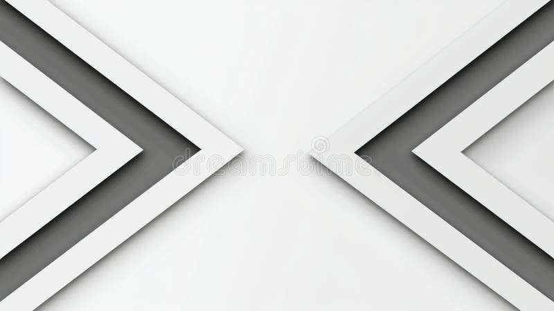 A Geometric Design of Overlapping White and Gray Triangles. Stock Image ...
