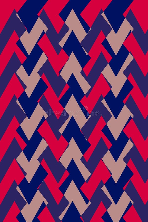 Geometric Design Pattern Interlaced Stock Illustration - Illustration ...