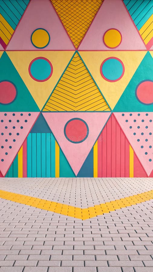 Bold Geometric Aesthetic Background for Modern and Stylish Designs ...