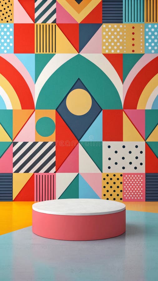 Bold Geometric Aesthetic Background for Modern and Stylish Designs ...