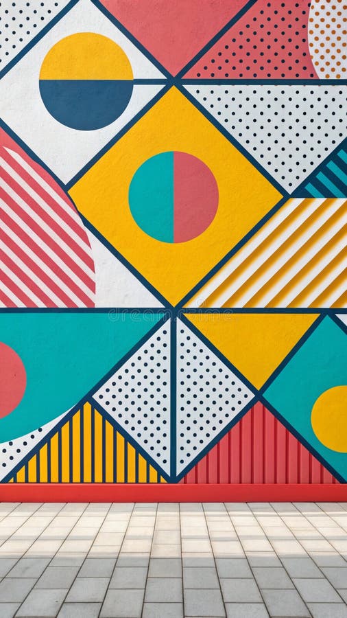 Bold Geometric Aesthetic Background for Modern and Stylish Designs ...