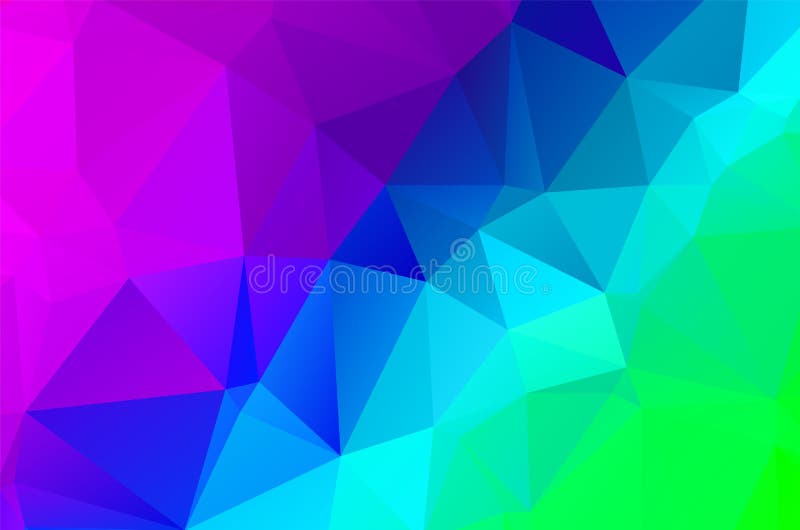 Geometric Designs. Vector, Multicolor Geometric Background. Triangles ...