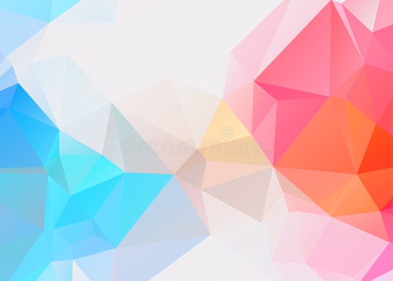 Geometric Designs. Vector, Multicolor Geometric Background. Triangles ...