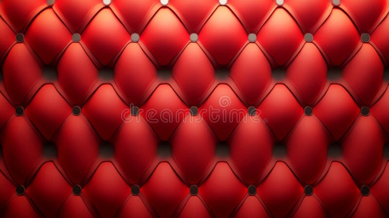 A Geometric Diamond Check Pattern in Red and White Creates an Abstract ...