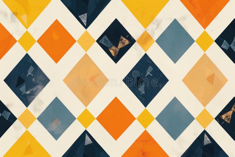 Geometric Diamond Pattern. Ai Generated Stock Image - Image of ...