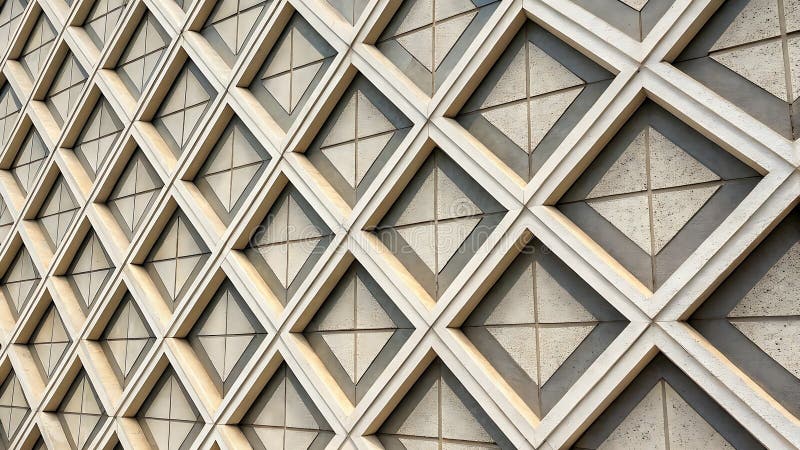 Geometric Diamond Pattern Wall Texture, Stock Photo, Generative AI ...