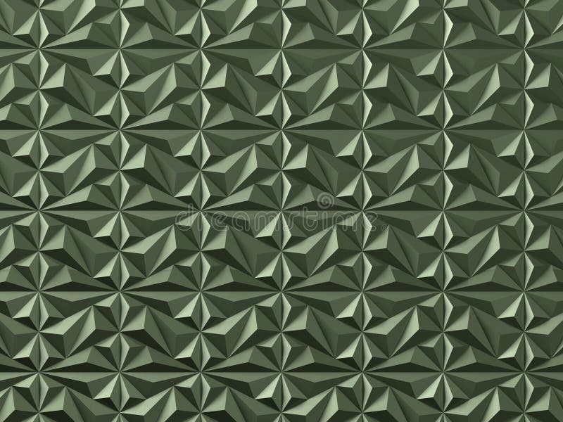 Geometric Diamond Pattern Wallpaper 3D Design Stock Illustration ...