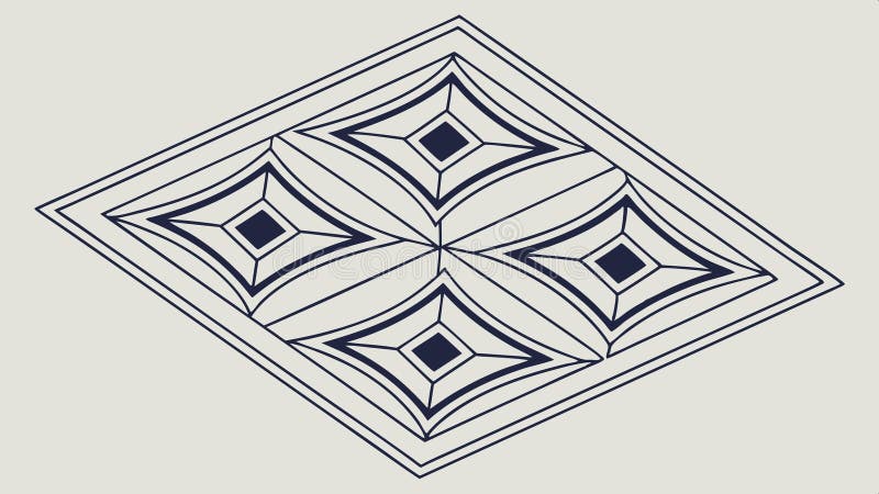 Geometric Diamond and Square Pattern Background Vector Design ...