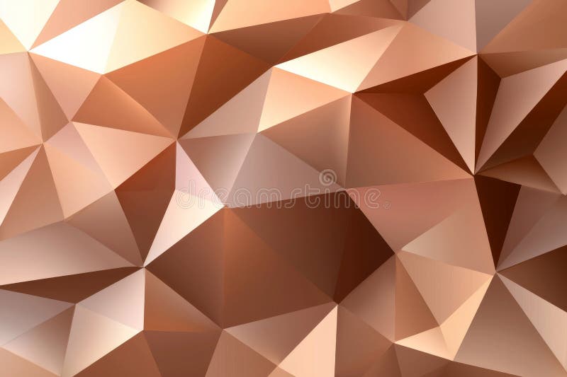 Geometric Diamonds in a Sleek Chocolate Brown Gradient. Stock Image ...