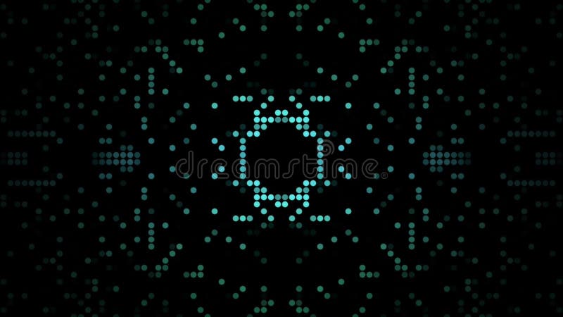Geometric Digital 8-bit Psychedelic Design Geometric Element Modern ...