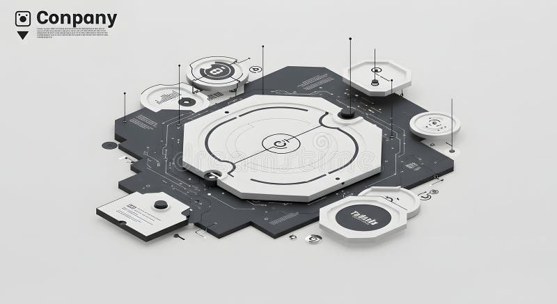 Geometric Digital Platform Concept Stock Illustrations – 8,261 ...