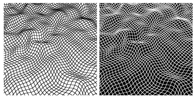 Abstract Geometric Distorted Shape Stock Vector - Illustration of ...