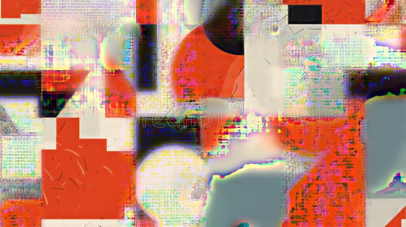 Geometric Distress Design of Abstract Brutalist Pattern Artwork with ...