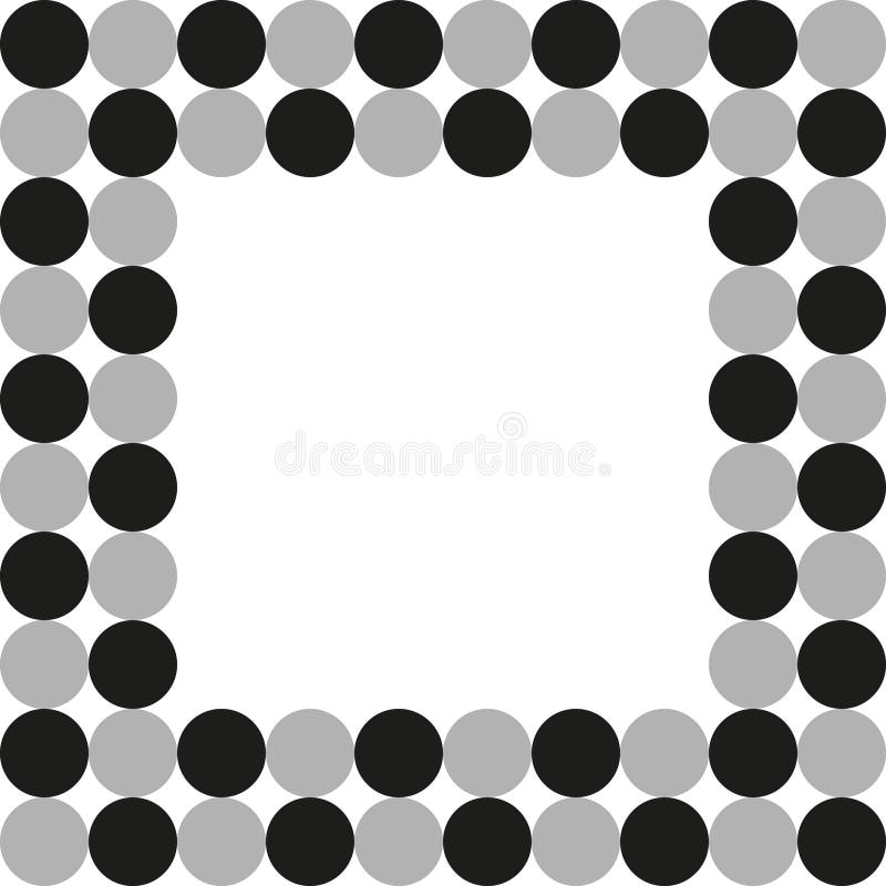 Minimalist Border Design with Paper Texture and Pastel Dream Palette Stock Illustration ...
