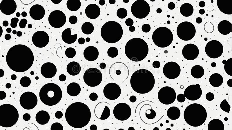 Geometric Dot Pattern with Bold Design Elements Stock Illustration ...