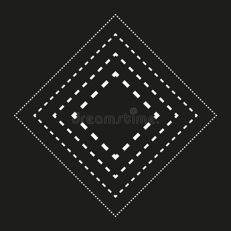 Dotted Diamond Pattern Stock Illustrations – 3,067 Dotted Diamond ...
