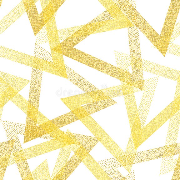 Geometric Dotwork Triangles Vector Seamless Pattern Design Stock Vector ...