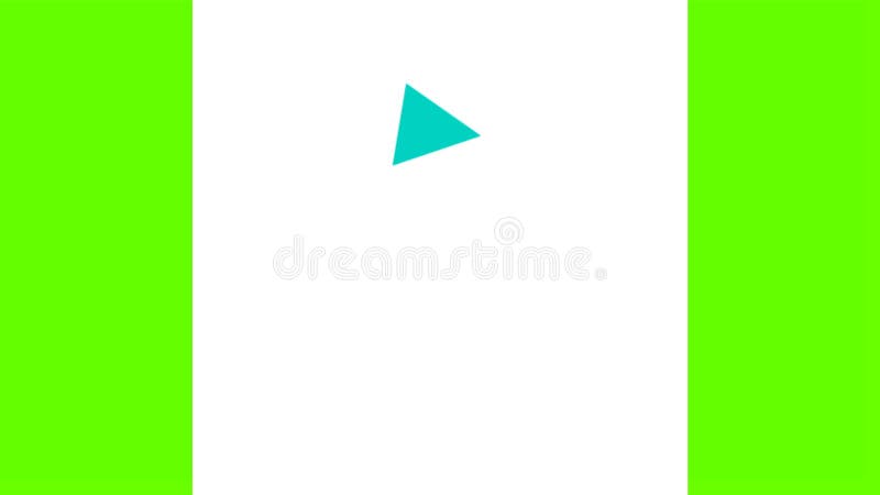 Geometric Drawing Circle, Triangle, Square Animation on Green Screen ...