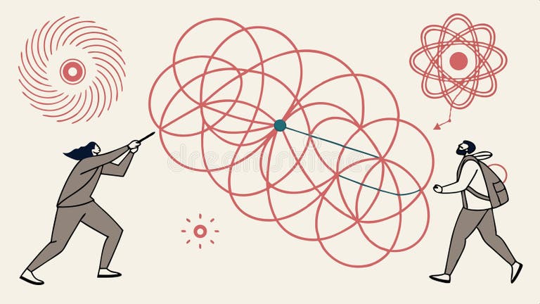 Geometric Drawing with Compasses, Precision and Design Process Tool Vector Design Generative AI ...