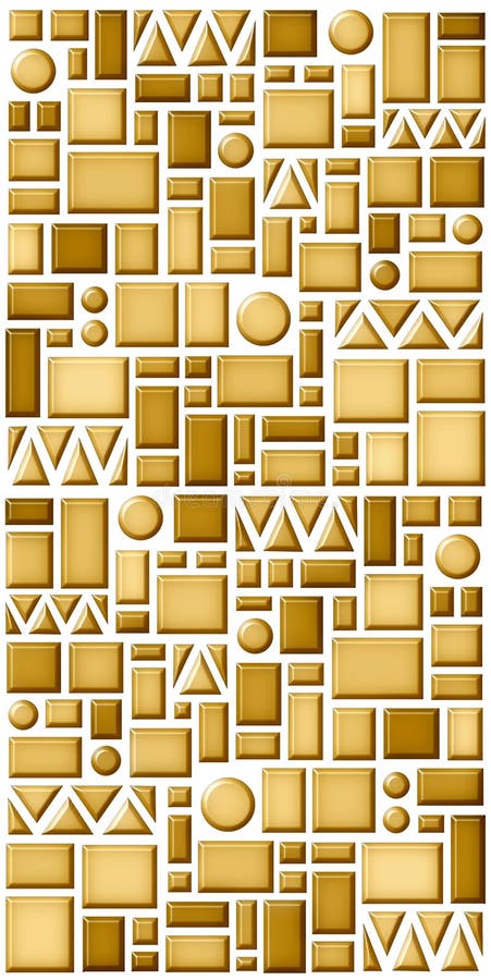Geometric Earthtone Tile Pattern Stock Illustration - Illustration of ...