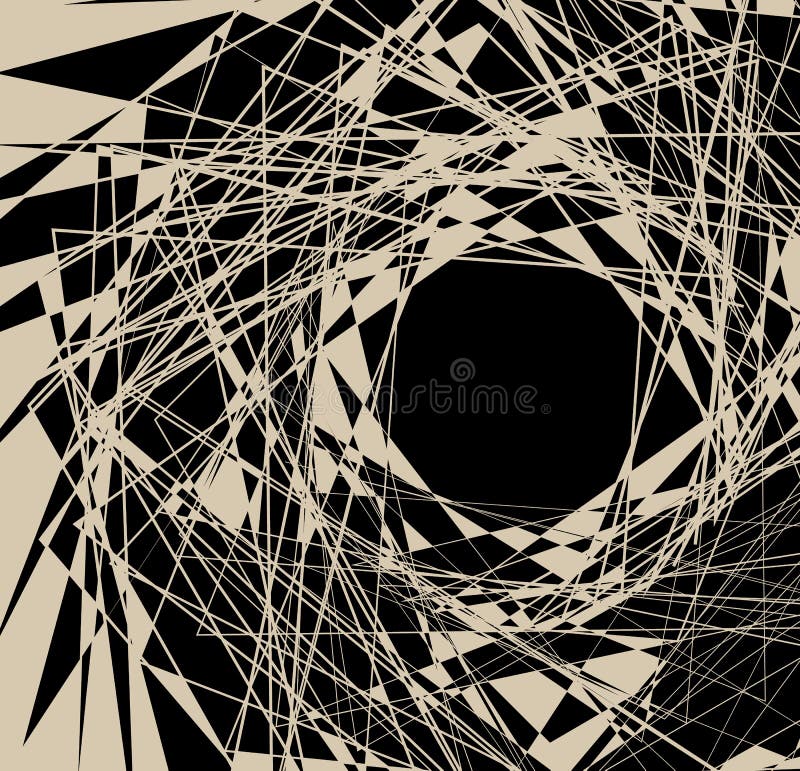 Geometric Edgy Random Shape. Abstract Textured Design Stock ...