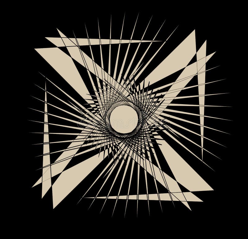 Geometric Edgy Random Shape. Abstract Textured Design Stock ...