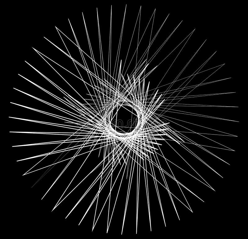 Geometric Edgy Random Shape. Abstract Textured Design Stock ...