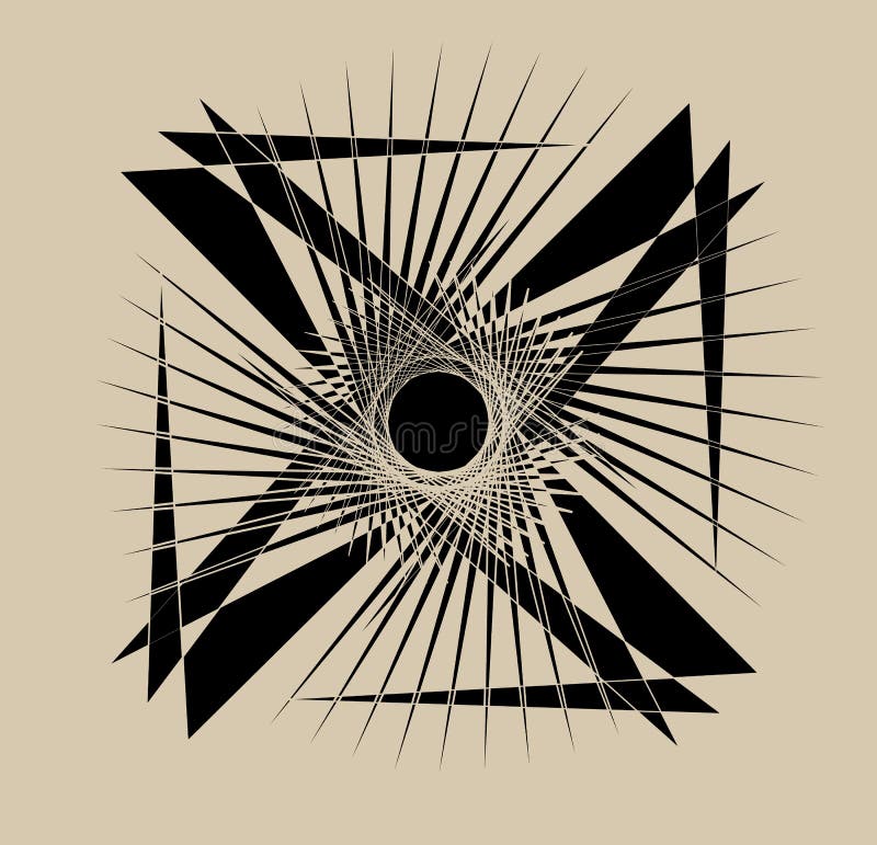 Geometric Edgy Random Shape. Abstract Textured Design Stock Vector ...