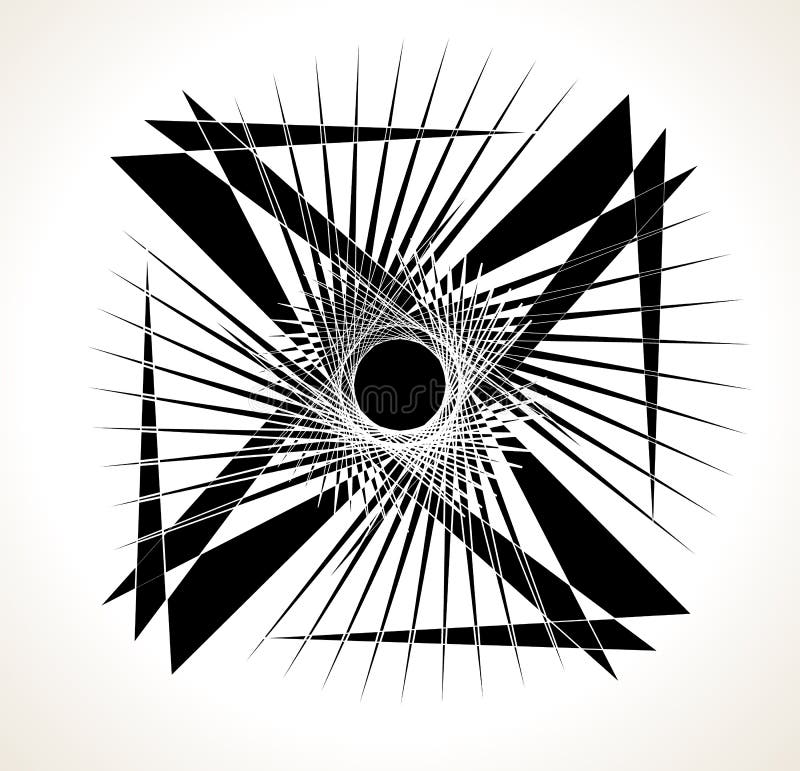 Geometric Edgy Random Shape. Abstract Textured Design Stock Vector ...