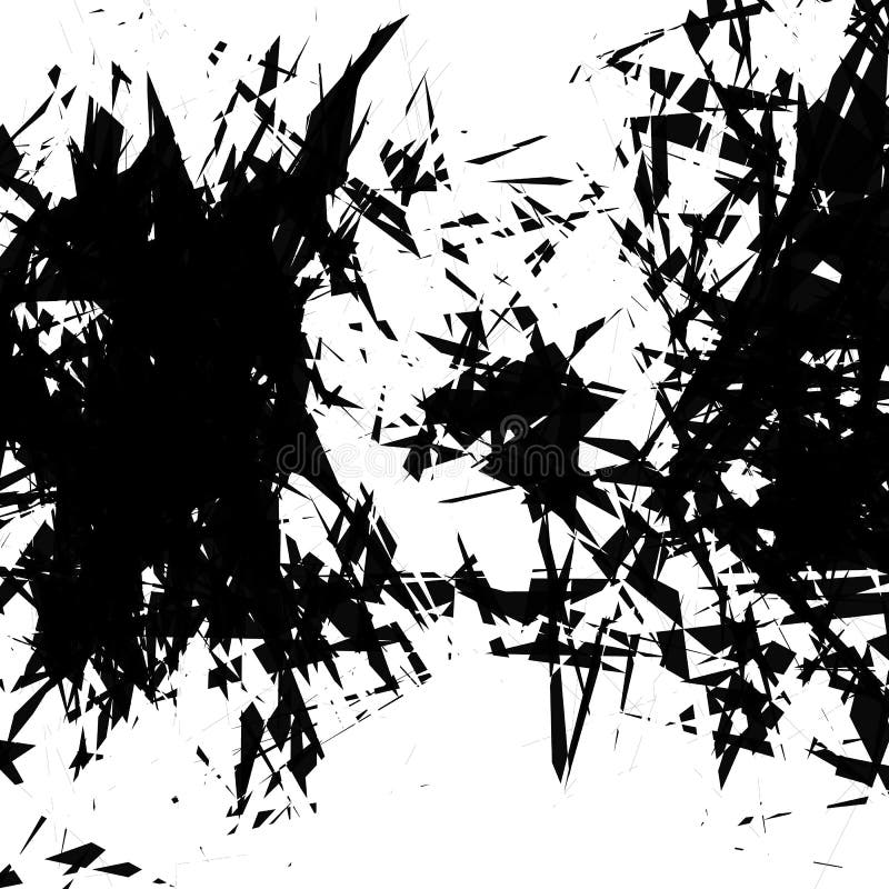 Set of Textured, Rough and Grungy Elements Isolated on White. Elements ...