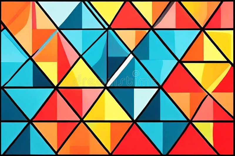 Geometric Election Pattern Geometric Pattern Using Shapes and Li Stock ...