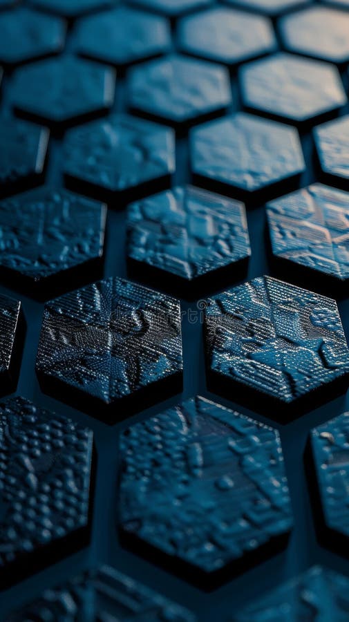 Geometric Elegance. Hexagon Texture High Detailed Plain Background ...