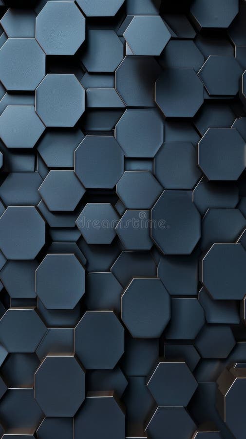 Geometric Elegance. Hexagonal Pattern Texture Stock Illustration ...