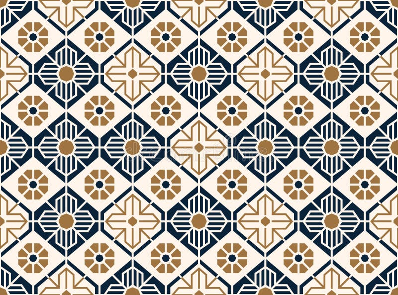 Geometric Elegance: Japanese-Inspired Symmetry Design Stock Vector ...