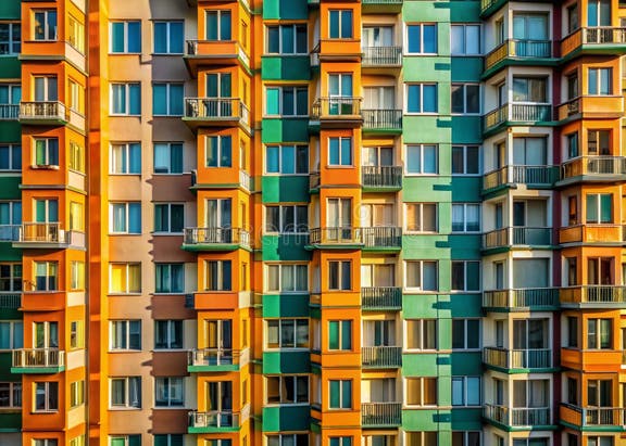 Geometric Elegance in Residential Architecture Exploring Repeating ...