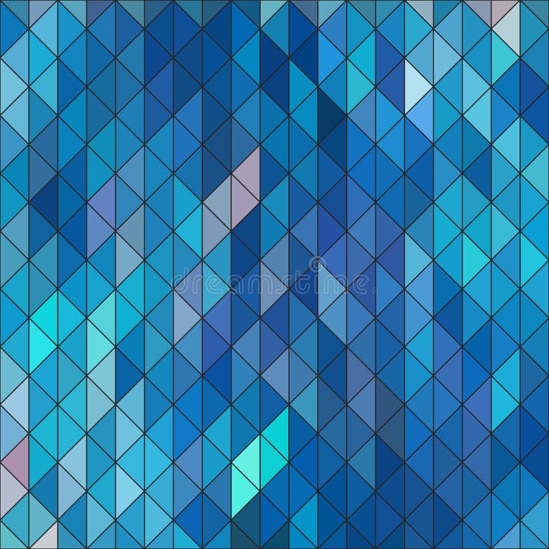 Geometric Elegant Blue Geometry Sapphire Diamond Triangles Pattern ...