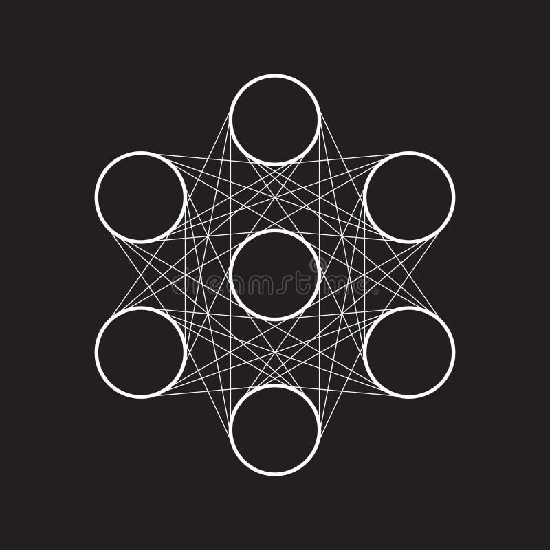 Geometric Element, Line Design, Hexagon Stock Vector - Illustration of ...