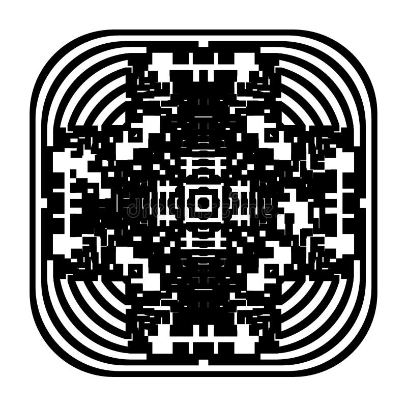 Geometric Element, Pixel Art - Minimalist Abstract Symbol Pattern Stock ...