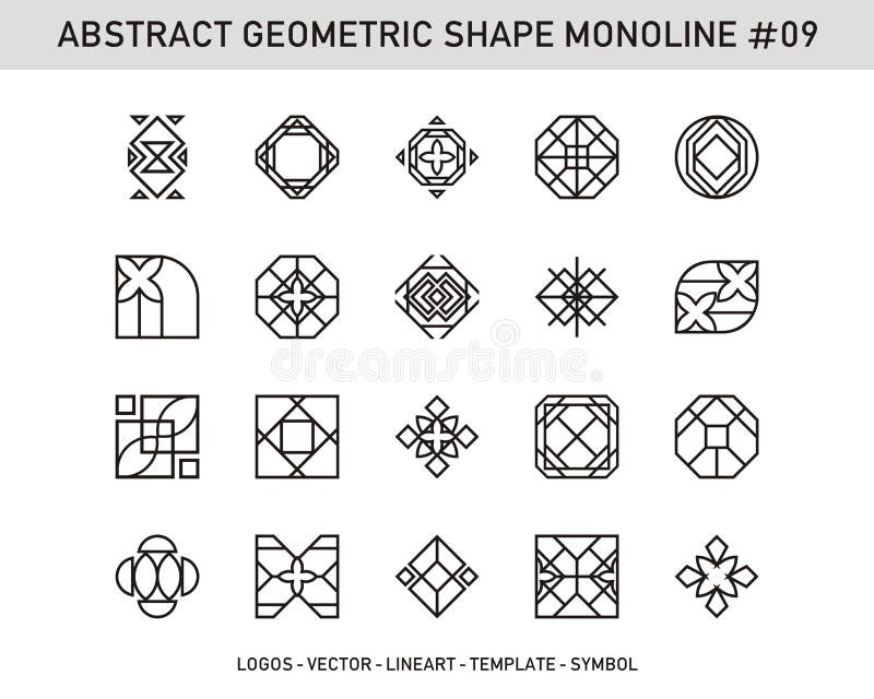 Geometric Element Set stock vector. Illustration of little - 97145039