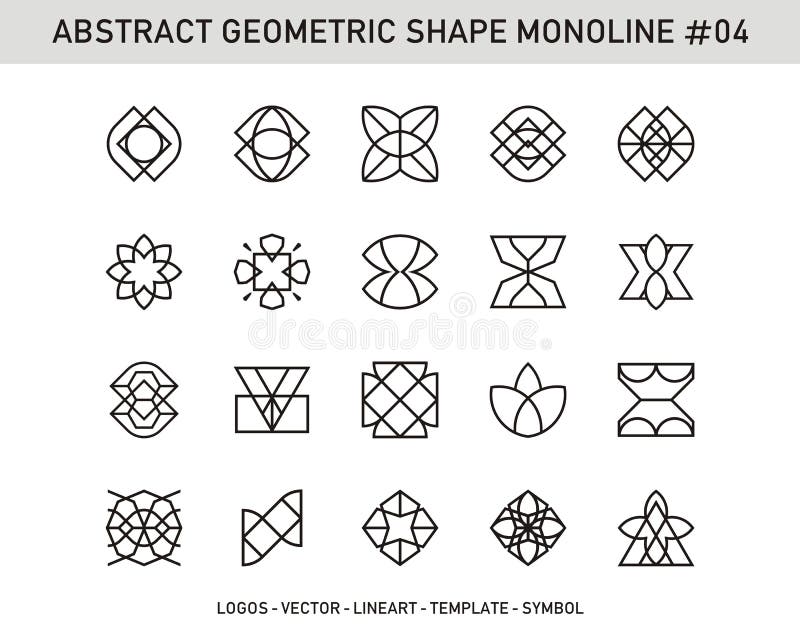Geometric Element Set stock illustration. Illustration of cover - 97145115