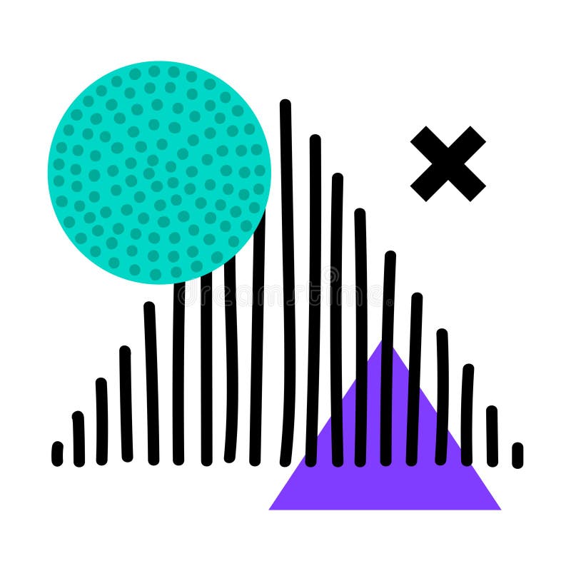 Geometric Element and Shape for Creative Design Vector Composition ...