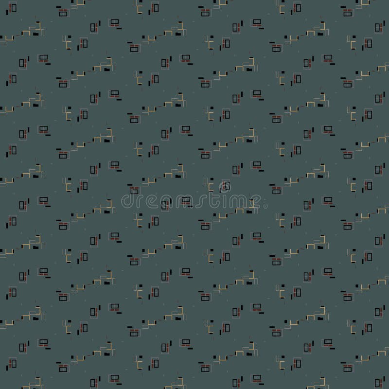 Geometric Elements in the Abstract Style, Colorful Geometric Chaos ...