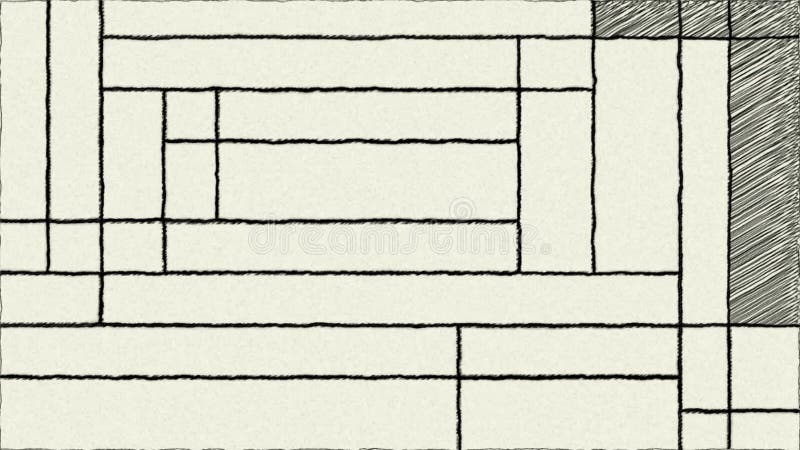 Geometric Elements Hand Draw Animation Stock Footage - Video of ...