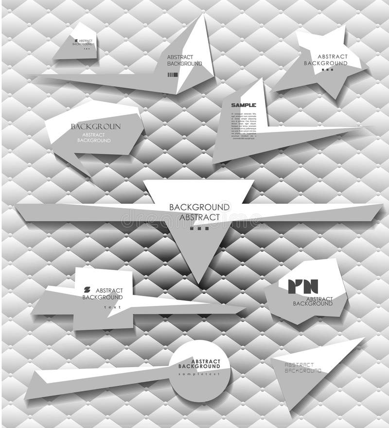 Geometric elements set stock illustration. Illustration of element ...