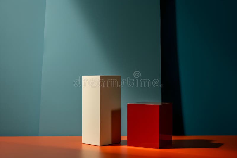 Geometric Elements, Shapes, for Design, Empty Space on a Green ...