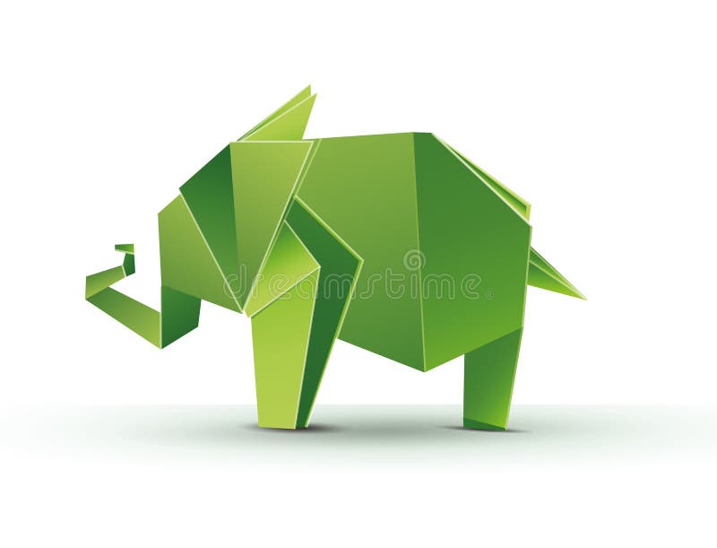 Geometric Elephant stock vector. Illustration of africa - 44319561